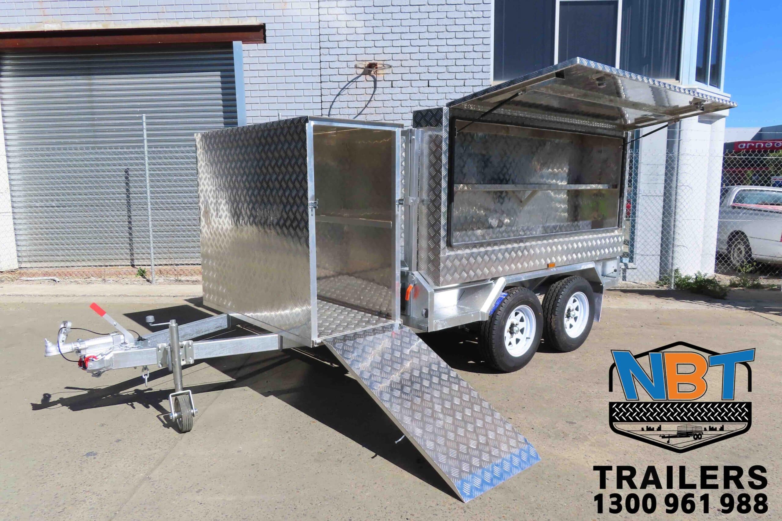 8×5 Tandem Gardening Trailer with Mechanical brakes ATM2000 kg ...