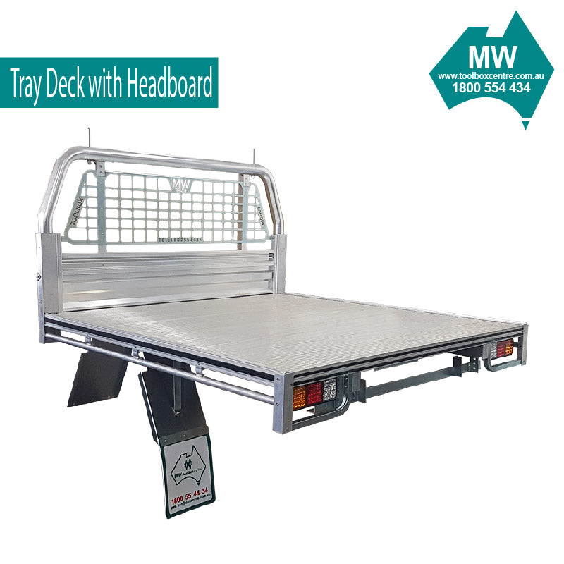 Standard Alloy Tray Deck With Headboard – Batemans Bay Power and Sail